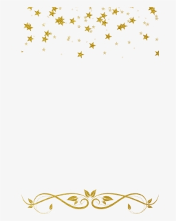 Transparent Star Border Png - Blue Glitter Star Border , Free ...