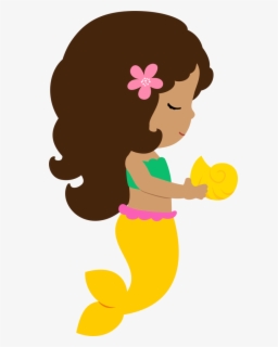 Clipart Png Mermaid - Mermaid Cartoon Transparent Background , Free ...