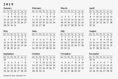 Printable Retail Weekly Calendar - Retail Week Calendar 2019 , Free ...