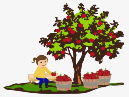 Apple Tree Fall Clipart , Free Transparent Clipart - ClipartKey