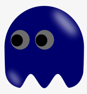 Pacman Clipart Ghost - Blue Ghost Pac Man Clipart , Free Transparent ...