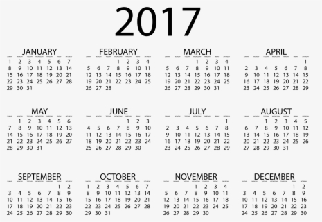 2017 Calendar Png 5 - - September Calendar Png Transparent Background ...
