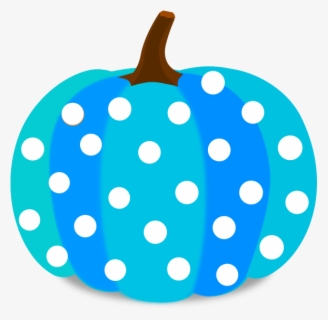 Pumpkin Clip Art - Polka Dot Pumpkin Clipart , Free Transparent Clipart ...
