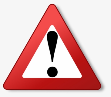 Stop Sign Png - Red Warning Triangle Png , Free Transparent Clipart ...