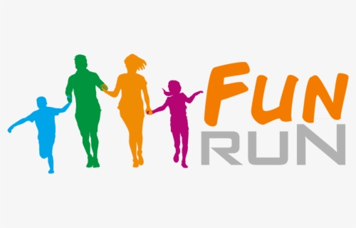 Transparent Children Running Clipart - Family Fun Run Logo , Free ...