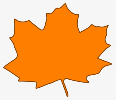 Orange Fall Leaf Clipart , Free Transparent Clipart - ClipartKey