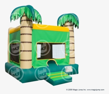 Themed Bounce Houses - Tropical Moonbounce , Free Transparent Clipart ...