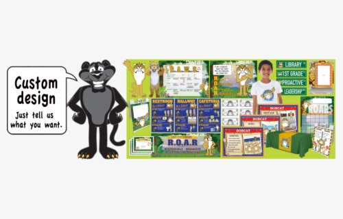 Pbis Posters Jaguar Mascot Clip Art - Cartoon , Free Transparent ...