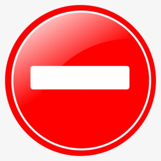 Red Minus Clip Art - Negative Sign , Free Transparent Clipart - ClipartKey