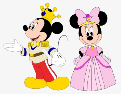 King Mickey And Queen Minnie , Free Transparent Clipart - ClipartKey