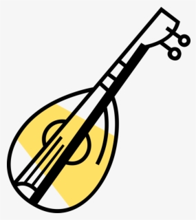 Vector Illustration Of Arabic Or Turkish Oud Stringed - Oud Instrunment ...