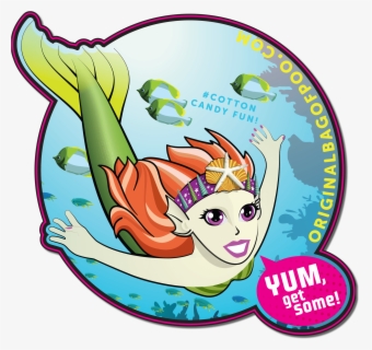 Mermaid Poo Sticker, Yum Get Some , Free Transparent Clipart - ClipartKey
