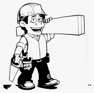 Carpenter Clipart Karpintero - Mallet Drawing , Free Transparent ...
