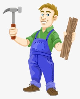 Carpenter Clipart Karpintero - Mallet Drawing , Free Transparent ...