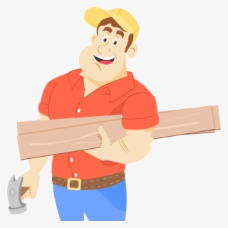 Carpenter Clipart Karpintero - Mallet Drawing , Free Transparent ...