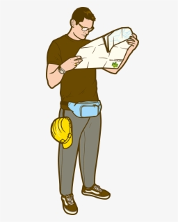Clip Art Cartoon Architect - Transparent Architect Cartoon Png , Free ...