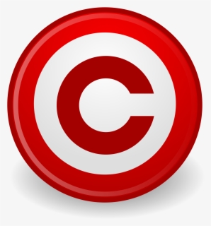 Copyright Logo Clipart - Red Copyright Symbol Png , Free Transparent ...