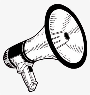 Megaphone - Speaking Drawing , Free Transparent Clipart - ClipartKey