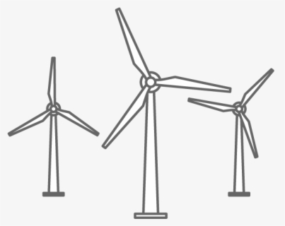 Wind Farm Wind Turbine Wind Power Clip Art - Wind Turbine Vector , Free ...