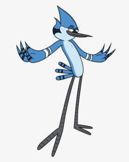 Transparent Muscular Clipart - Regular Show Blue Bird , Free ...