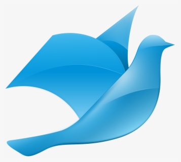 Silueta De Paloma Azul , Free Transparent Clipart - ClipartKey