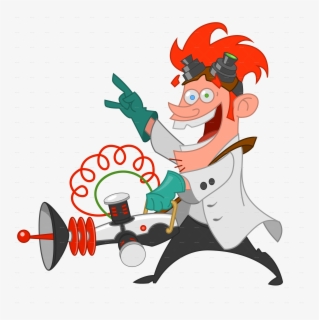 Transparent Science Mad Scientist Transparent & Png - Crazy Scientist ...