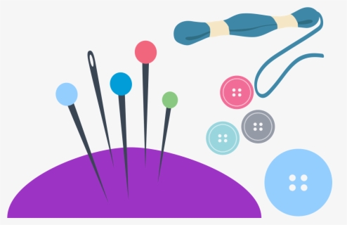 Free Needle And Thread Clip Art with No Background - ClipartKey
