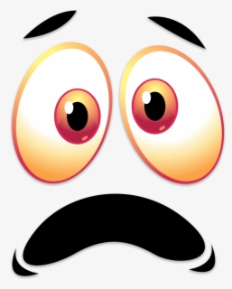 Smiley Emoticon Face Fear Clip Art - Fear Facial Expression Cartoon ...