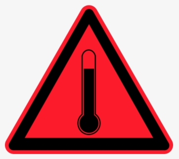 Temperature Clip Art - High Temperature Warning Sign , Free Transparent ...