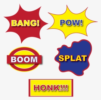 Batman Pow Font - Blank Comic Book Bam Pow , Free Transparent Clipart ...