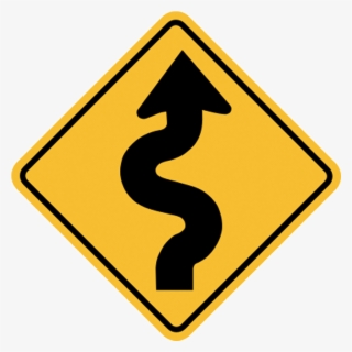 Squiggly Arrow Sign Meaning Clipart , Png Download - Pedestrian ...