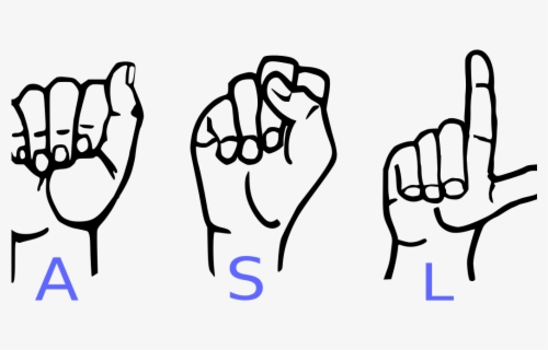 American Sign Language Cartoon , Free Transparent Clipart - ClipartKey