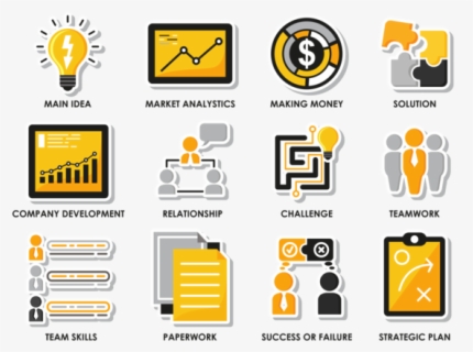 Bussines Flat Icons - Challenge And Solution Icon , Free Transparent ...