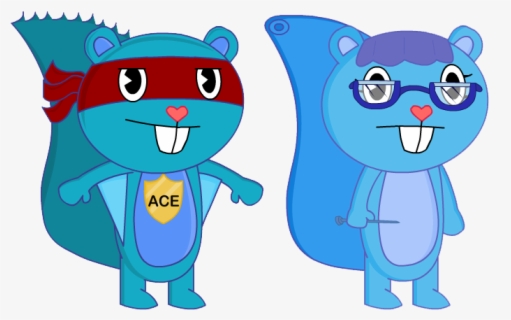 Htf Flaky The Red - Cartoon , Free Transparent Clipart - ClipartKey