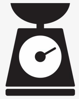 Black Scale Clipart - Food Scale Transparent Background , Free ...
