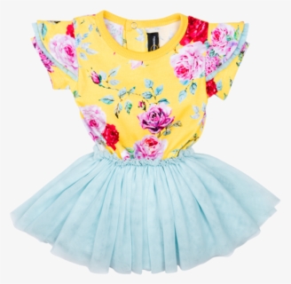 Rock Your Yellow Floral - Ballet Tutu , Free Transparent Clipart ...