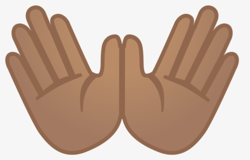 Skin Clipart Open Hand - Open Hand Emoji Meaning , Free Transparent ...