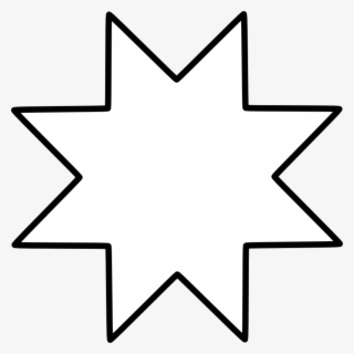 Star Of Six Points Outline - 6 Point Star Outline , Free Transparent ...
