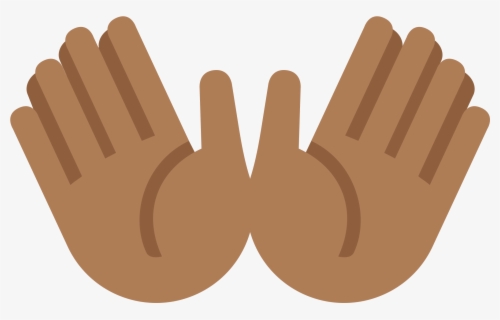 Open Hands Sign - Hands Open Emoji Transparent , Free Transparent ...