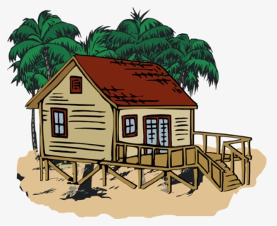 Free Beach House Clip Art with No Background - ClipartKey