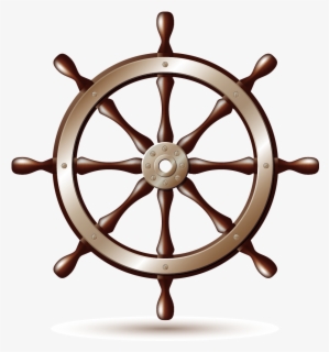 S Wheel Boat Art Themes Transprent Png - Ship Wheel Transparent ...