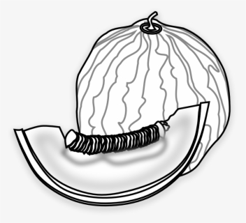 Free Watermelon Black And White Clip Art with No Background - ClipartKey