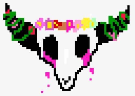Rose Skull Pixel Art , Free Transparent Clipart - ClipartKey