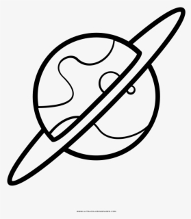Saturn Coloring Page - Saturno Para Colorear , Free Transparent Clipart ...