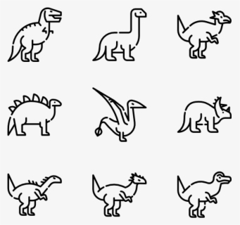Dinosaurs - Dinosaur Icons , Free Transparent Clipart - ClipartKey