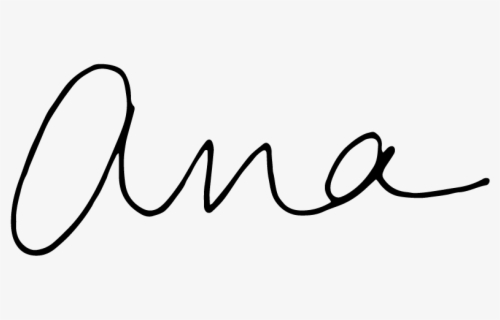 Ana - Calligraphy , Free Transparent Clipart - ClipartKey
