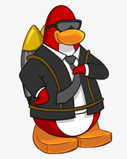 Red Penguin Mascot - Club Penguin Red Penguin , Free Transparent ...