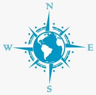 Compass Rose And Globe , Free Transparent Clipart - ClipartKey