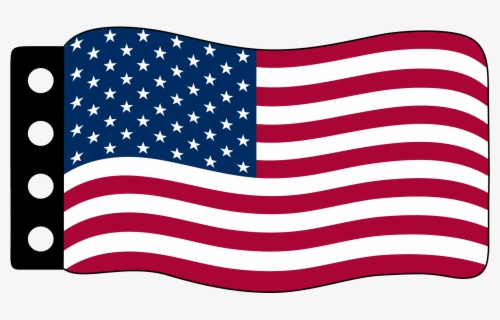 Transparent Color Guard Flag Clipart - Nylon American Flag , Free ...