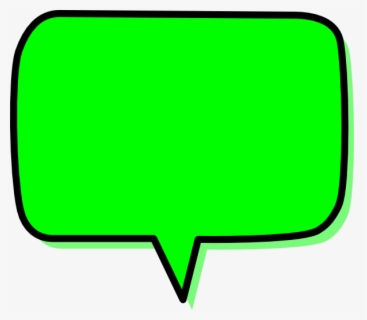 Speech Bubble Png Transparent Green , Free Transparent Clipart - ClipartKey